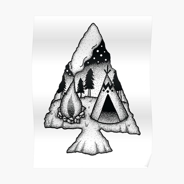 "Arrowhead" Poster by mjartt | Redbubble