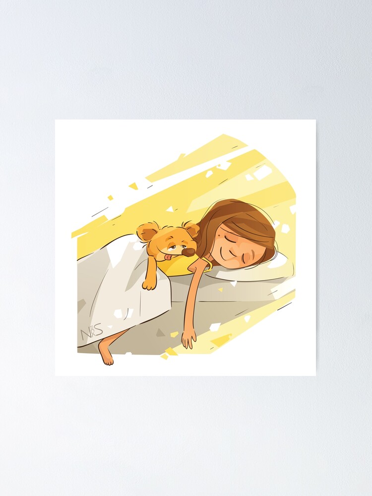 "Sunny Afternoon Nap" Poster for Sale by Neda Sadreddin | Redbubble