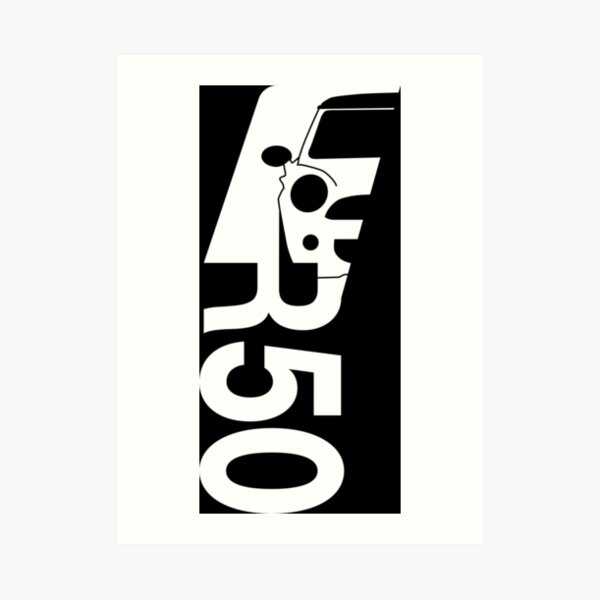 "R50 MINI Cooper bold and simple logo design in black with drawing of ...