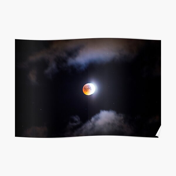 "The lunar eclipse 2019" Poster for Sale by killinsky | Redbubble