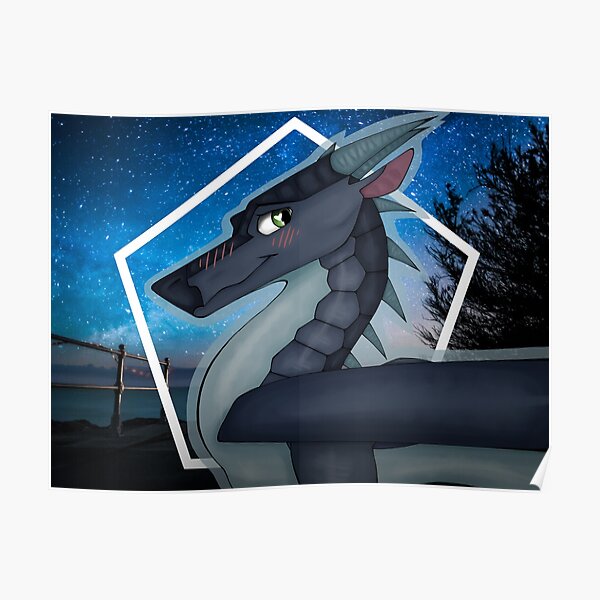 "Starflight | Wings of Fire" Poster for Sale by press-st-art | Redbubble
