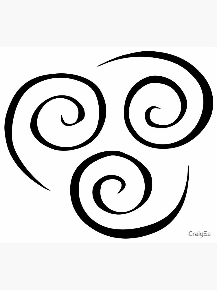 "Avatar: The Last Airbender Water Symbol" Sticker for Sale by CraigSa ...