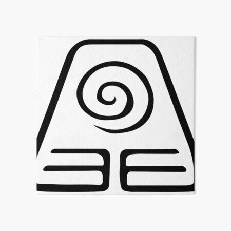 "Avatar: The Last Airbender Earth Symbol" Art Board Print for Sale by ...