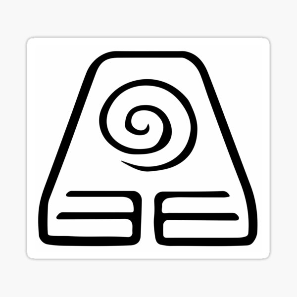 "Avatar: The Last Airbender Earth Symbol" Sticker for Sale by CraigSa ...
