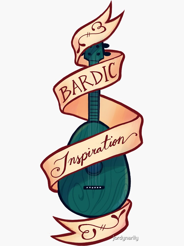 "Bardic Inspiration - Dungeons & Dragons " Sticker for Sale by ...