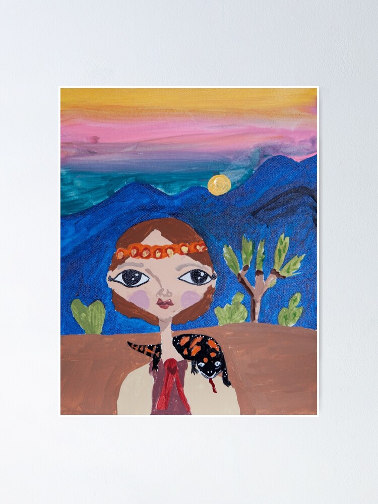 "~ Gila Monster ~ 10 Year Old Amelia's Arizona Critter Girl" Poster for ...