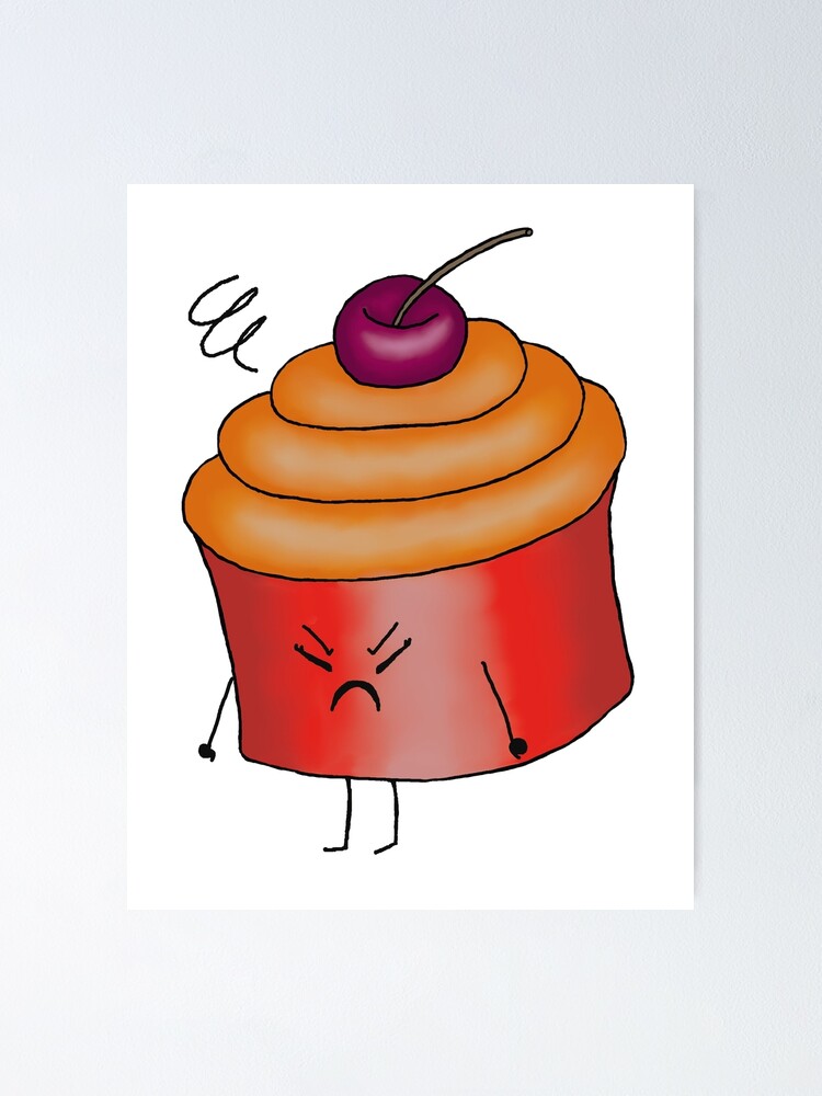 "Angry Lil Cupcake" Poster by MirandaMarcy | Redbubble