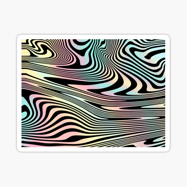 "Pattern hologram" Sticker for Sale by Noodlekopf | Redbubble