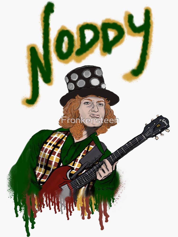 "Noddy Holder Graffiti" Sticker for Sale by Fronkensteen | Redbubble