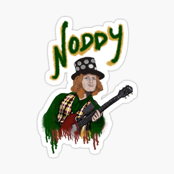 "Noddy Holder Graffiti" Sticker for Sale by Fronkensteen | Redbubble