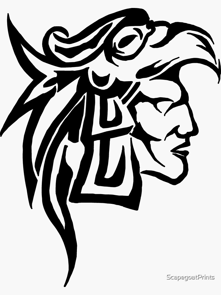 "Aztec Eagle Warrior" Sticker for Sale by ScapegoatPrints | Redbubble