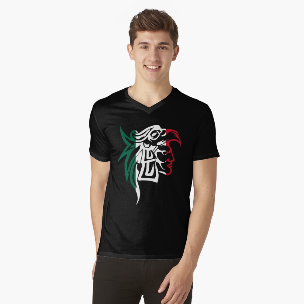 "Aztec Eagle Warrior - Mexican Flag" Sticker for Sale by ...