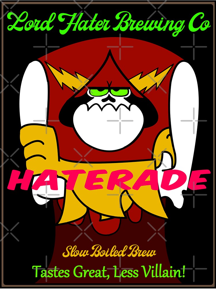"Lord Hater's Haterade" Sticker for Sale by SeirX | Redbubble