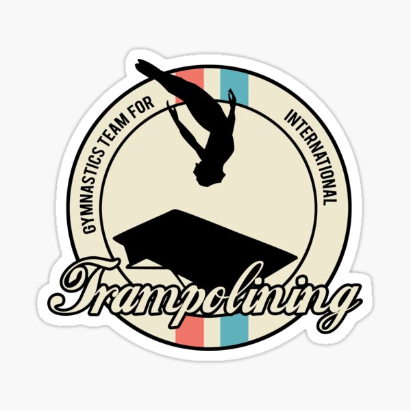 Trampolining Stickers | Redbubble