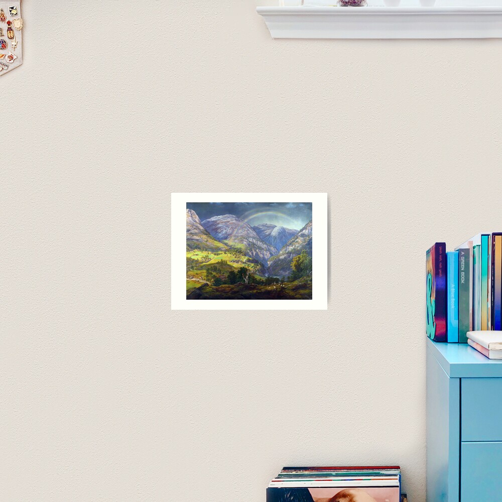 "View from Stalheim by Johan Christian Dahl (1842)" Art Print by ...