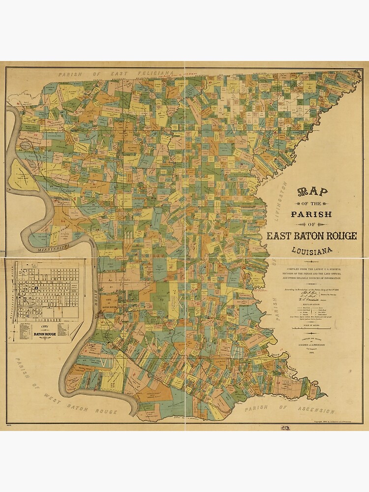 Printable Map Of Baton Rouge