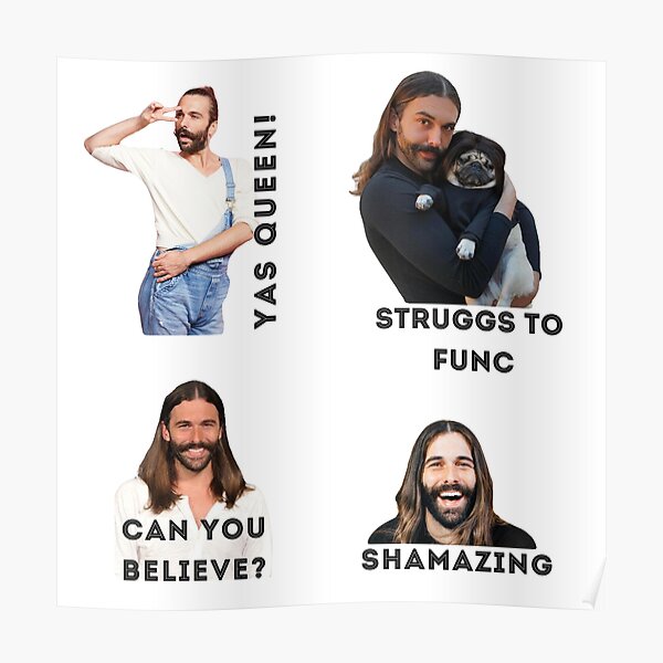 "Johnathan Van Ness, Jvn, Quotes, Sticker packs, Sticker sets, Packs of ...