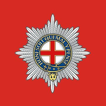 "Coldstream Guards (UK)" Sticker for Sale by wordwidesymbols | Redbubble