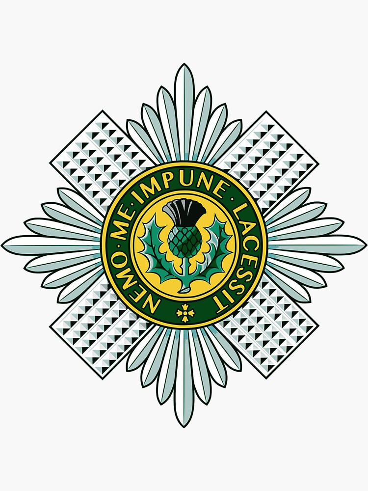 "Scots Guards (UK)" Sticker for Sale by wordwidesymbols | Redbubble