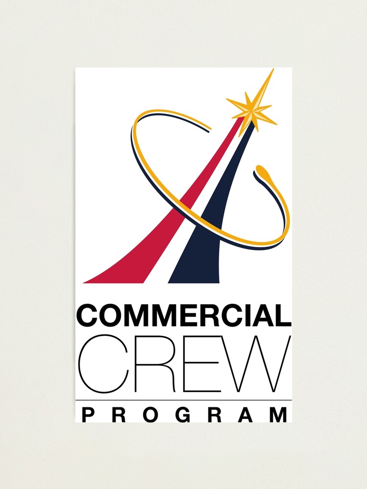 "NASA's Commercial Crew Program Logo" Photographic Print for Sale by ...