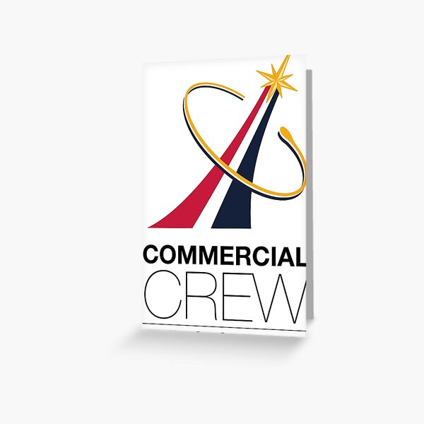 "NASA's Commercial Crew Program Logo" Greeting Card for Sale by ...