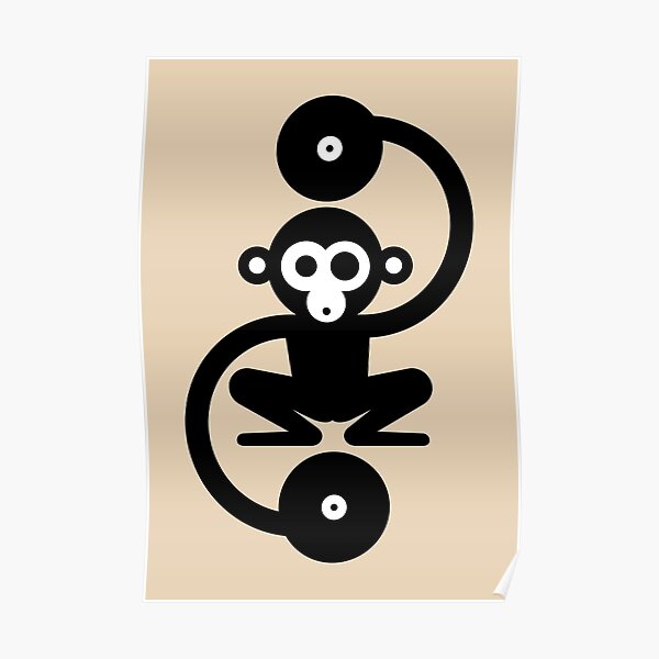 "Monkey Music - Monkey Business" Poster for Sale by hard-wear | Redbubble