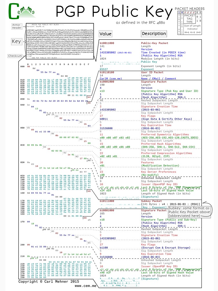 "PGP Public Key" Essential T-Shirt for Sale by cem- | Redbubble