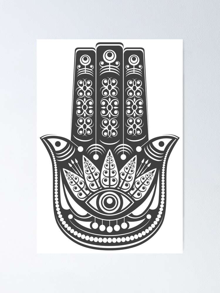 Póster «Símbolo espiritual del mal de ojo» de livianasgifts | Redbubble