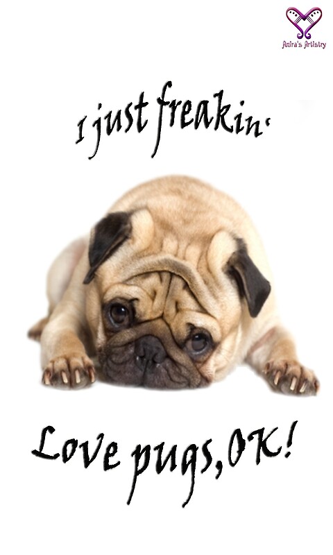"Pug Love" by amira | Redbubble