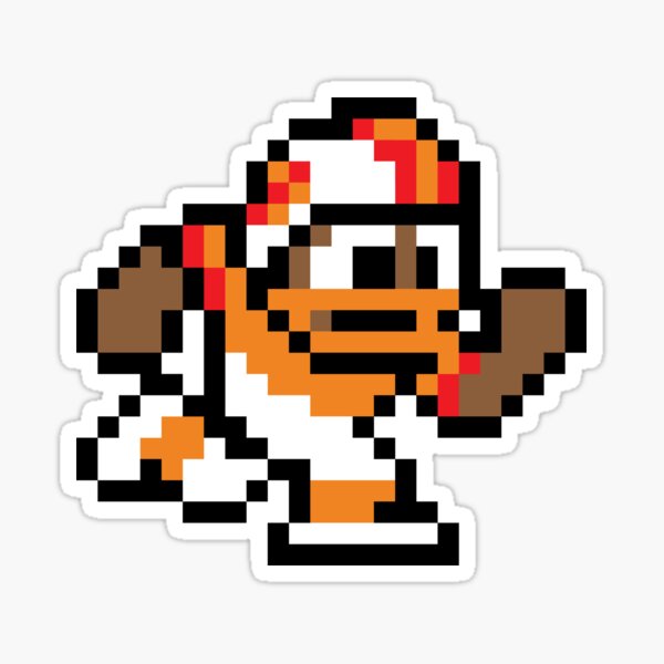 "8-Bit Player - Tampa Bay Buccaneers Throwback" Sticker by addsince83 ...