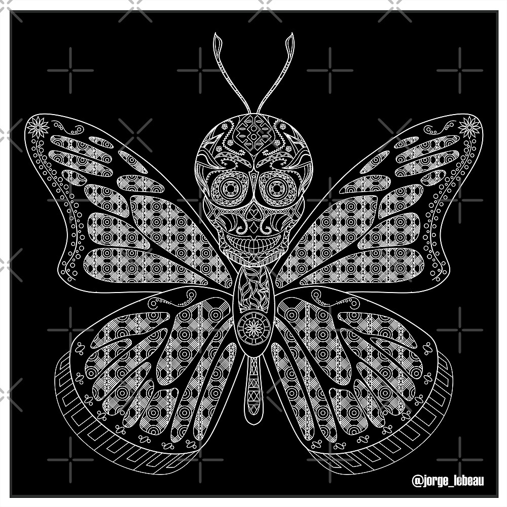 " the demon butterfly by lebeau" by jorgelebeau | Redbubble