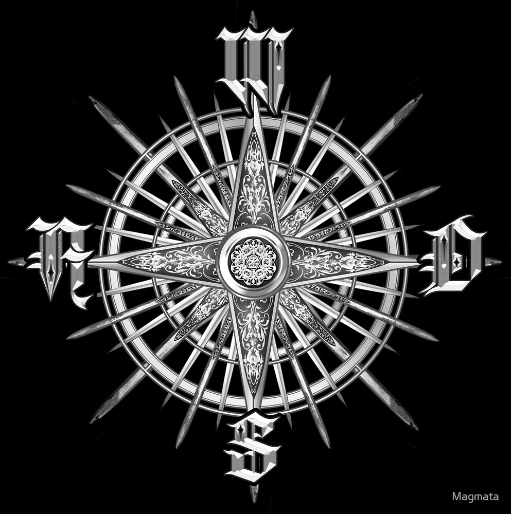 "PC Gamer's Compass - Adventurer" by Magmata | Redbubble