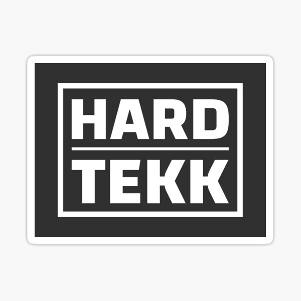 Sticker: Hard Techno | Redbubble