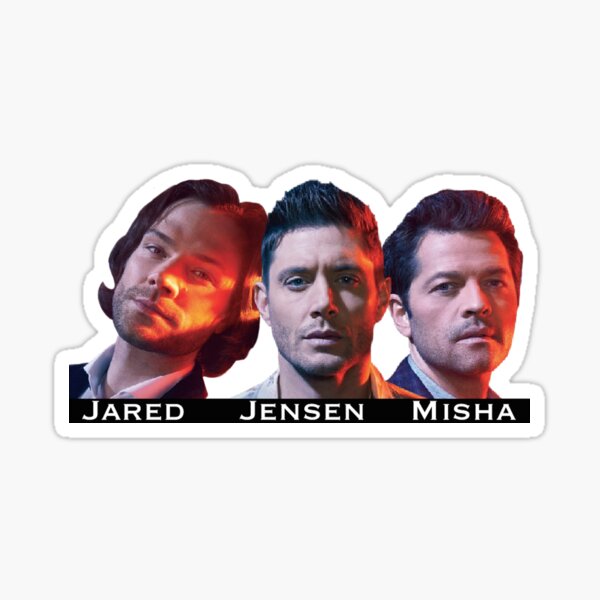 "Jared Jensen Misha" Sticker for Sale by emilynicole718 | Redbubble