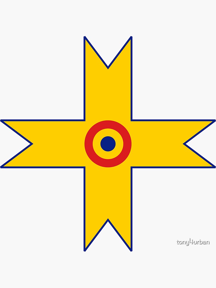 "Romanian Air Force roundel" Sticker for Sale by tony4urban | Redbubble