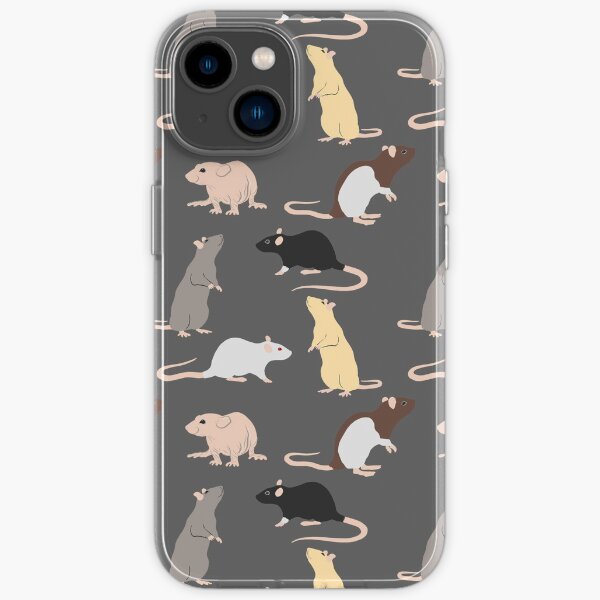 "Multi Colored rats on Gray" iPhone Case for Sale by MelinaFelix ...