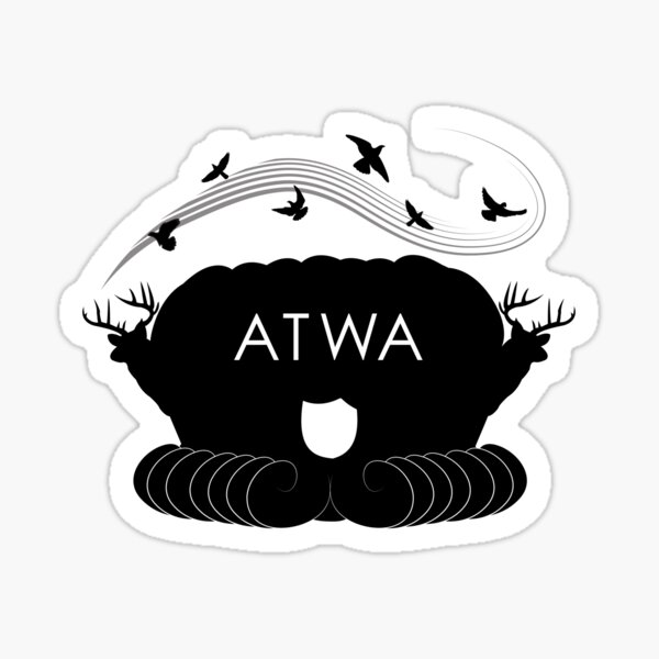 "ATWA" Sticker for Sale by FosterChild7 | Redbubble