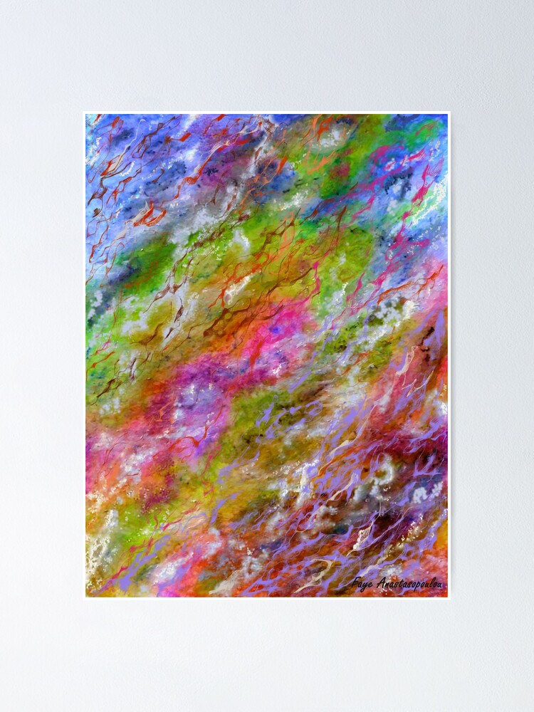 "Splash Of Colors" Poster by anastasopoulou | Redbubble