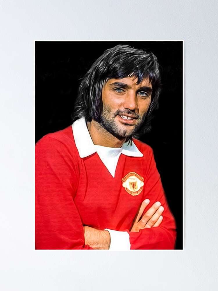 "george best art print" Poster for Sale by differenttings | Redbubble
