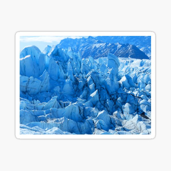 "Glacier Ice, Alaska" Sticker for Sale by AlaskaExtreme | Redbubble