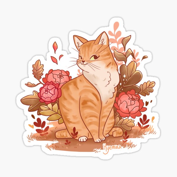 "Gorgeous Ginger" Sticker by HYEMINA | Redbubble