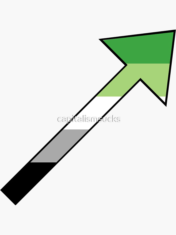 "Aro Arrow" Sticker for Sale by capitalismsucks | Redbubble