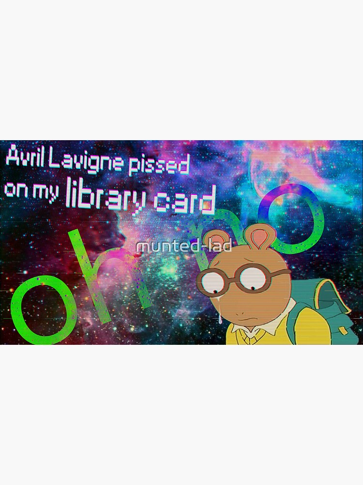 Pegatina «meme dank triste lol frito maymay» de munted-lad | Redbubble