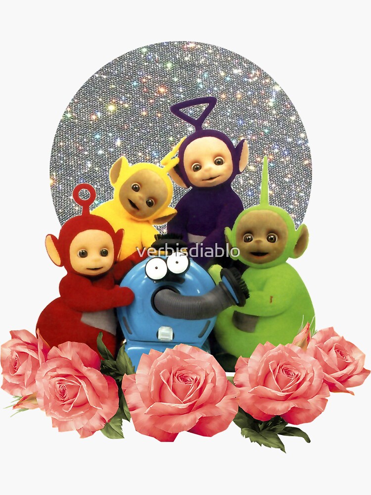 "teletubies" Sticker for Sale by verbisdiablo | Redbubble