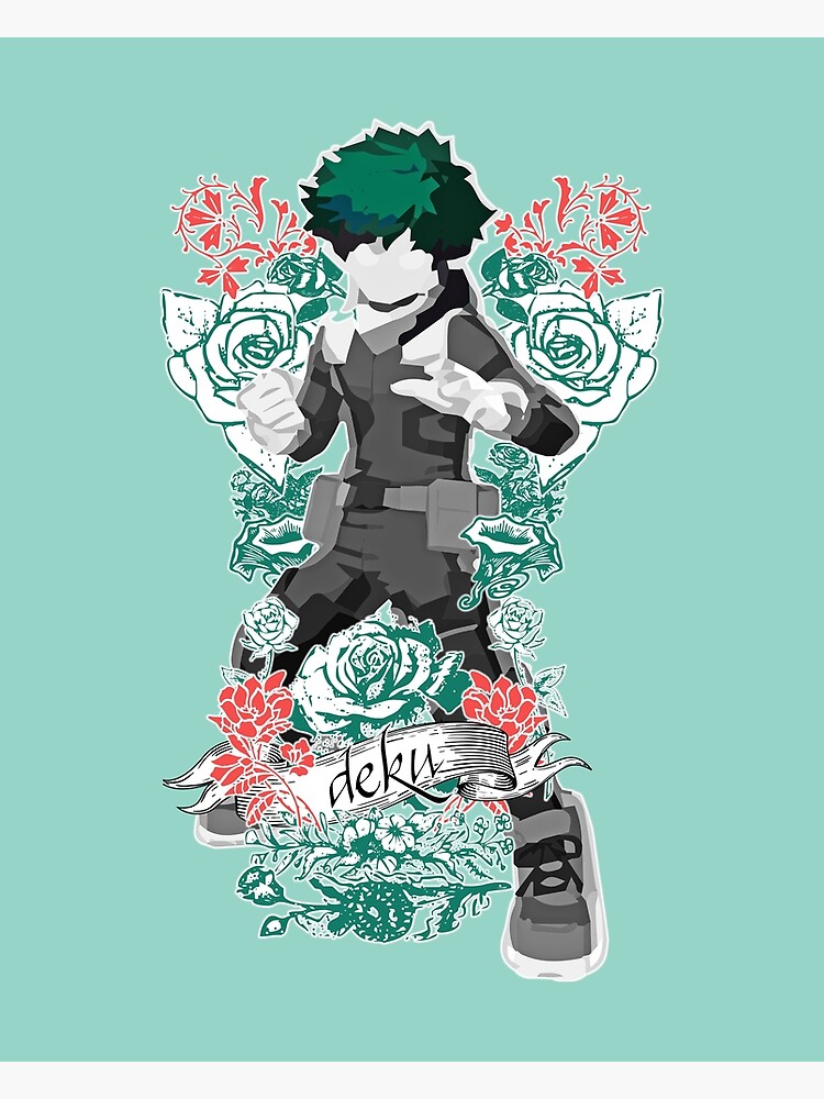 "Deku, flower boy (Izuku Midoriya My Hero Academia)" Poster for Sale by ...