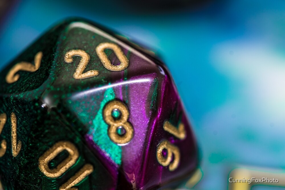 "Natural 20 roll" by CunningFoxPhoto | Redbubble
