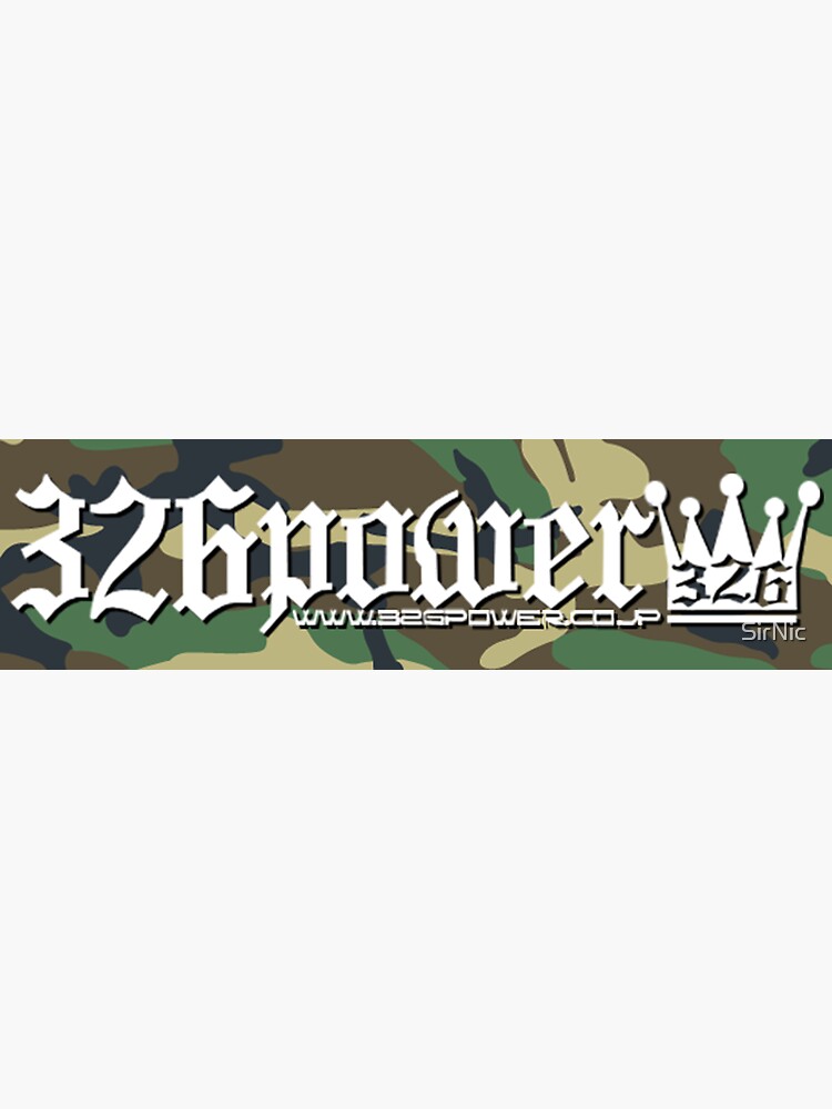 "326 Power Camo" Sticker for Sale by SirNic | Redbubble