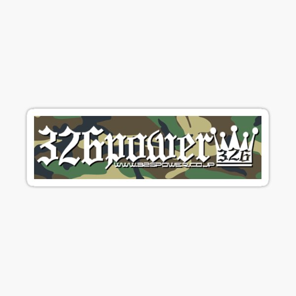 "326 Power Camo" Sticker for Sale by SirNic | Redbubble