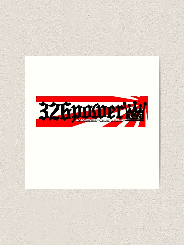 "326 Power Japanese Rising Sun" Art Print by SirNic | Redbubble