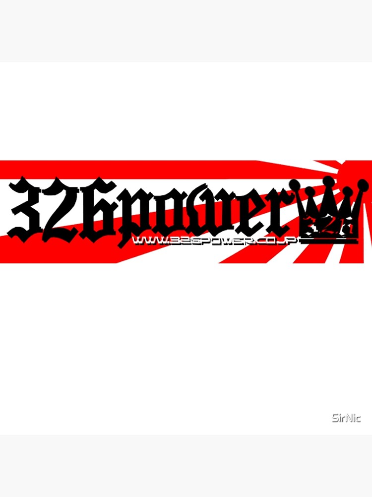 "326 Power Japanese Rising Sun" Art Print by SirNic | Redbubble
